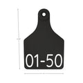 Prenumbered Large Cow Tags 01-50 | Ritchey Tags