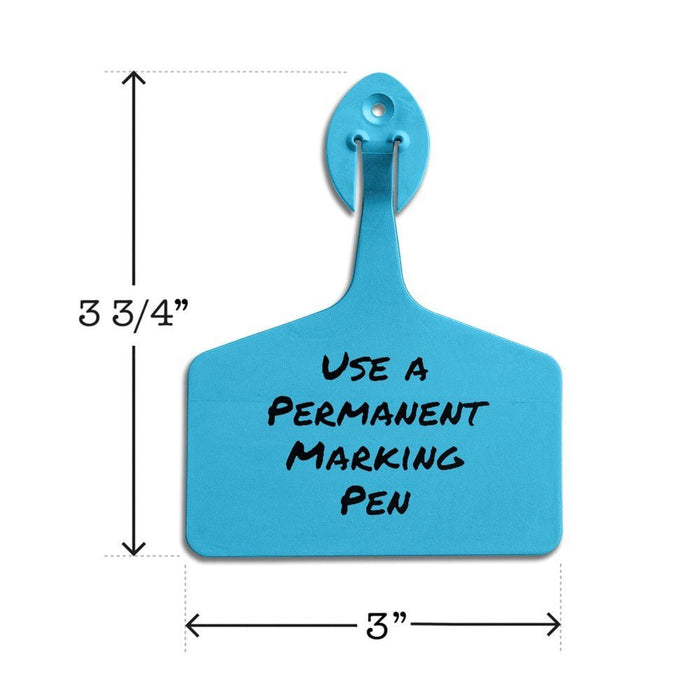 Write-On Feedlot Ear Tags for Livestock | Ritchey Tags