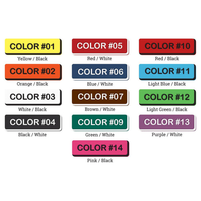 Neck Chain Dual Colored Tag | Ritchey Tags